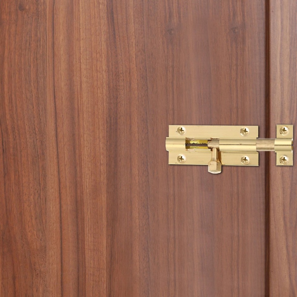 2pcs Wood Door Assembly Bolt Door Lock Bolt Door Buckle (2 Inches 23 ...
