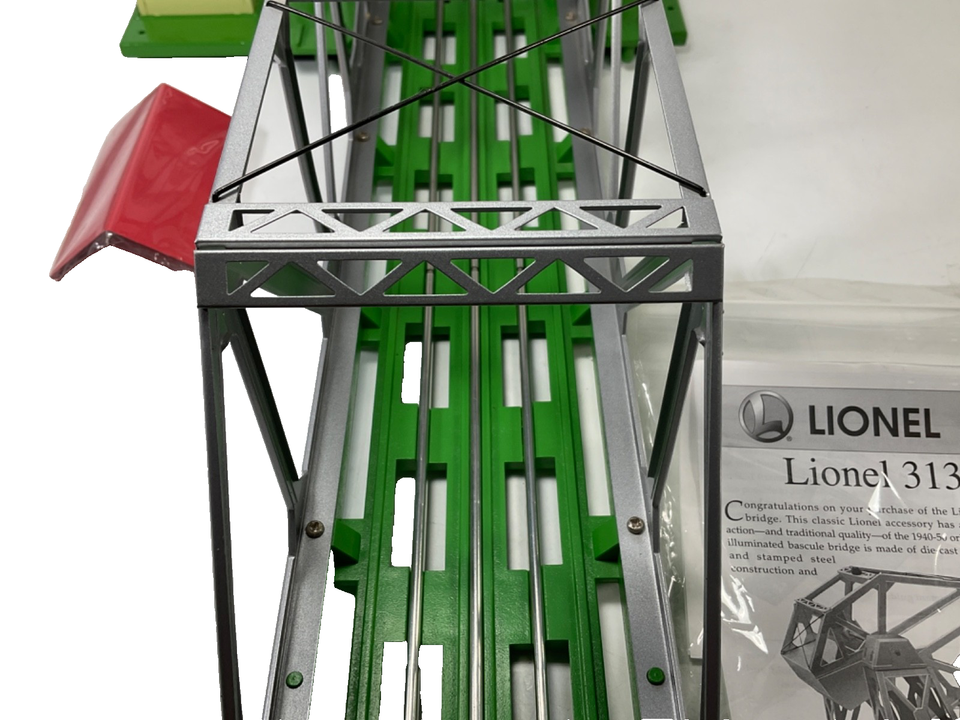 1997 Lionel O/027 Gauge Operating 313 Bascule Bridge #6-12948, W/ Box ...