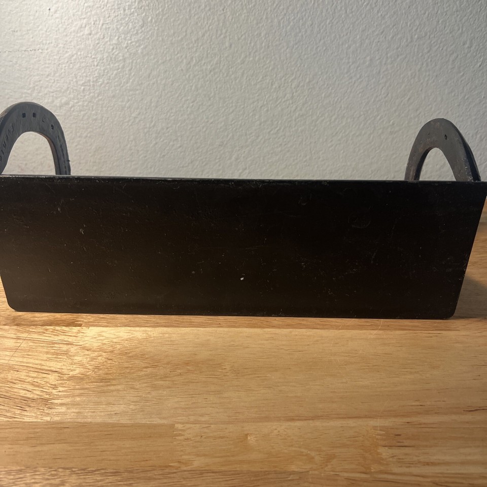 Iron Horseshoe Decorative Shelf- 12” Long Western American Theme | eBay