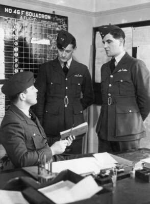 Royal Air Force 46 Squadron Commanding Officer Squadron Leader Phi ...