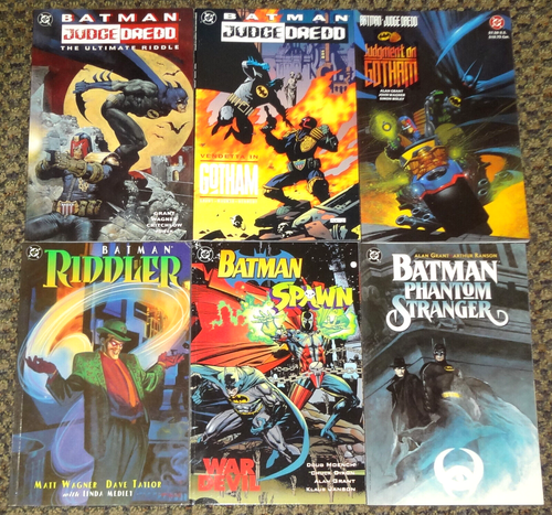 DC COMICS BATMAN TPB GRAPHIC NOVEL VF JUDGE DREDD RIDDLER SPAWN PHANTOM ...