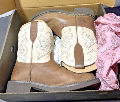 Ariat Fatbaby Heritage Tess Western Boot in Tortuga Womens Sz. 9 B