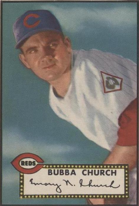 1952 Topps - High # Bubba Church #323 for sale online | eBay