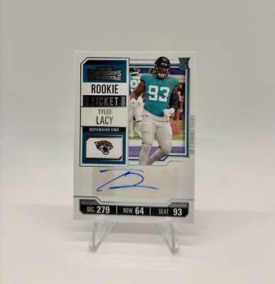 Tyler Lacy 2023 Panini Contenders - Rookie Ticket Auto Jacksonville ...
