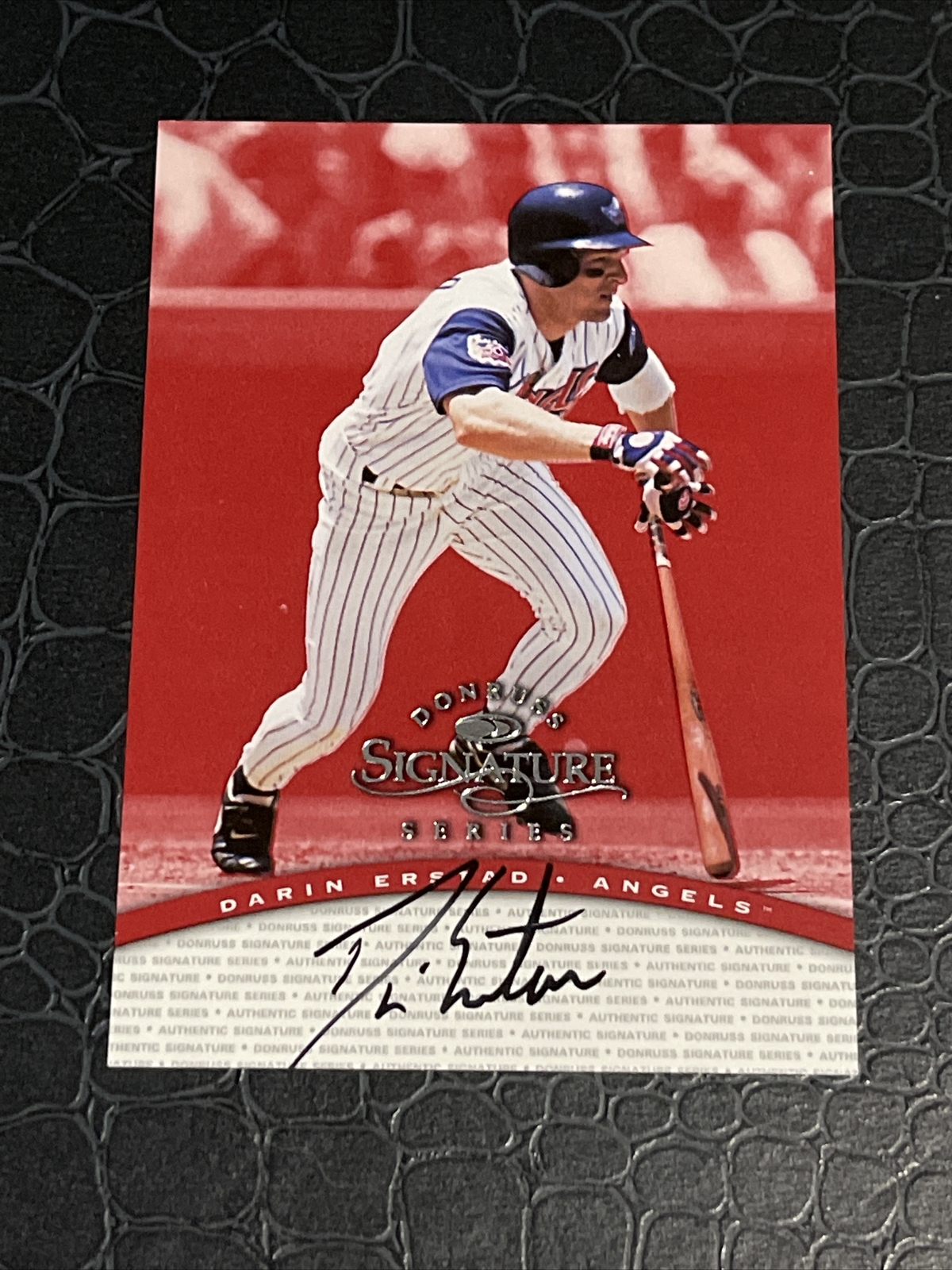 1997 Leaf SIGNATURE SERIES Baseball DARIN ERSTAD AUTOGRAPH - NRMT+ ...