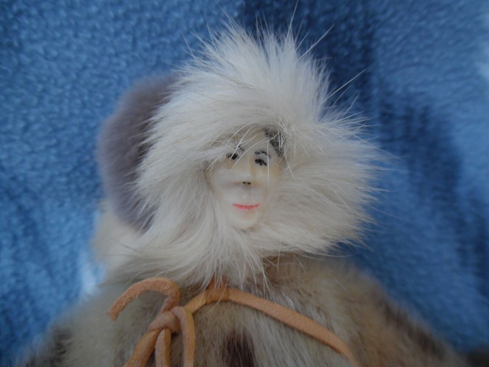 VINTAGE ALASKAN ESKIMO DOLL MOTHER WITH BABY YUPIK | eBay