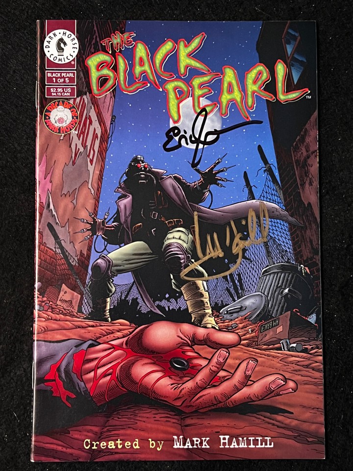 Mark Hamill & Eric Johnson Autograph BLACK PEARL #1 VF-NM | eBay