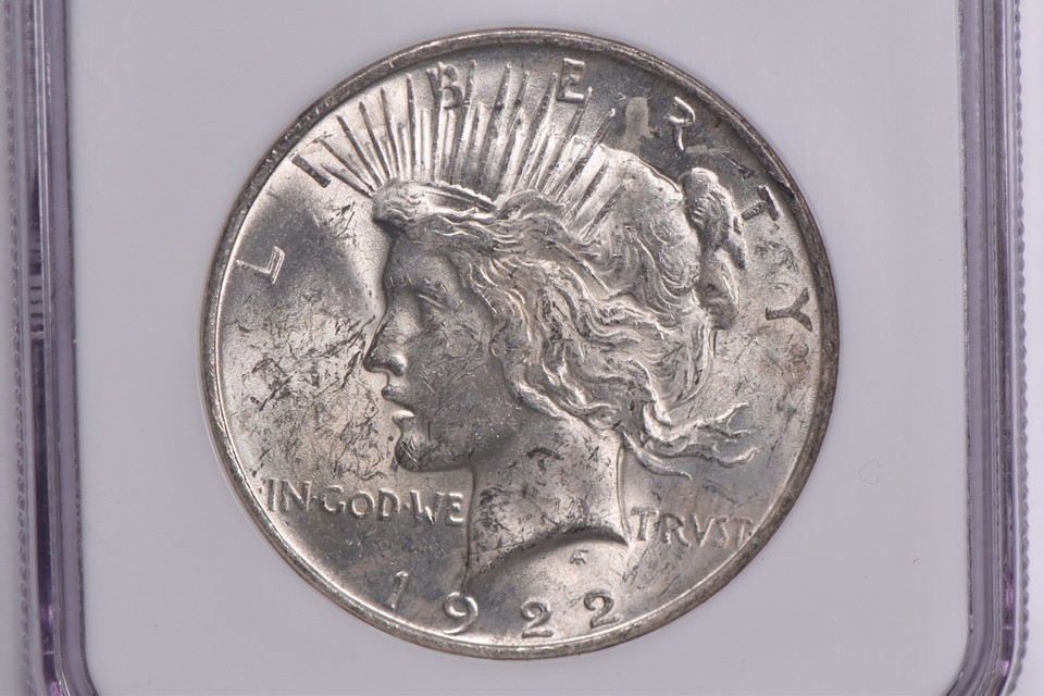 MS62 1922 Peace Dollar Binion Silver Hoard - NGC *6069 | eBay