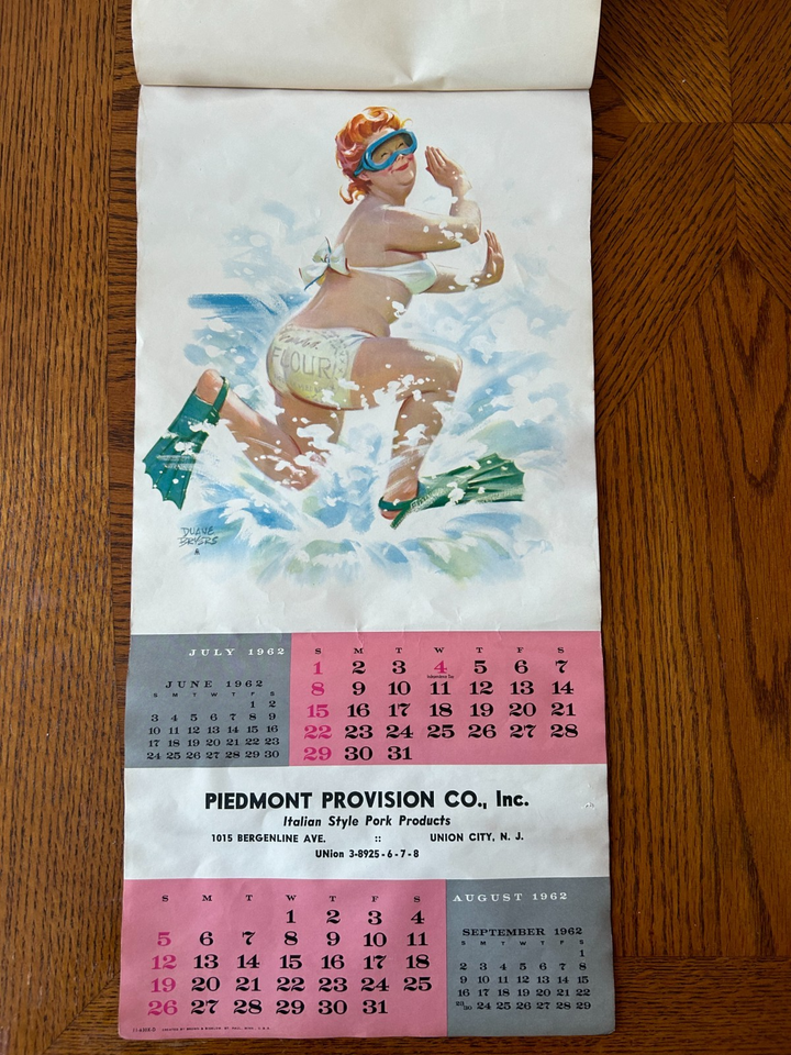 Old Vintage Calendars - Hilda - 1962 | eBay
