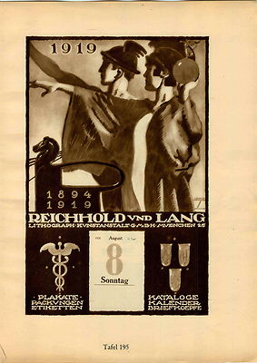 1926 Ludwig Hohlwein Poster Print Otto Madlener Reichhold Und Lang | eBay
