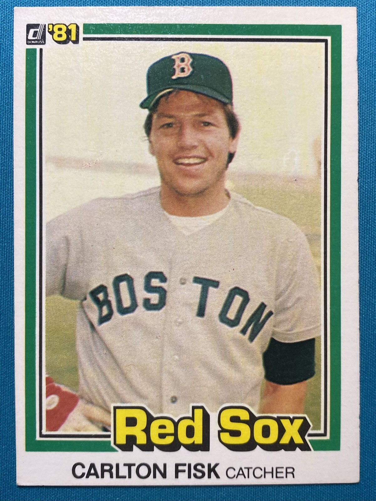 1981 Donruss Baseball Carlton Fisk Card # 335 Boston Red Sox HOF | eBay