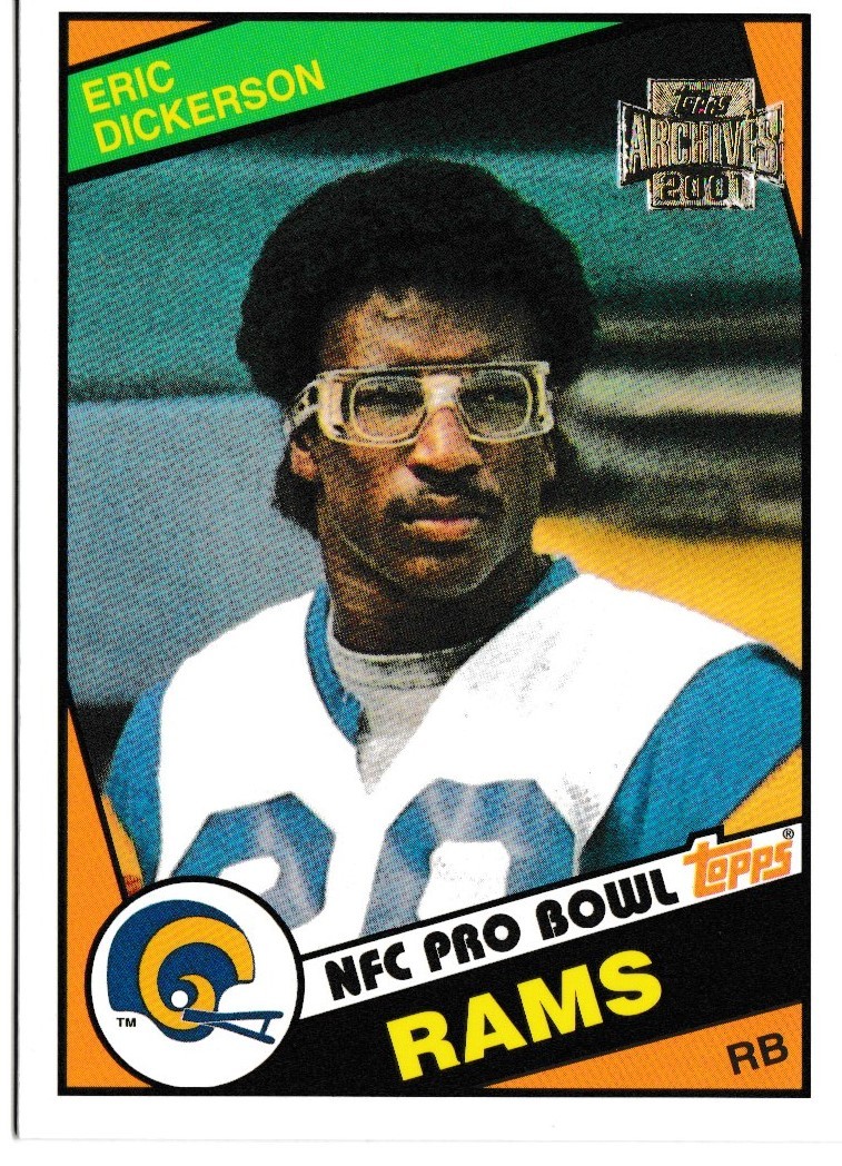 2001 Topps Archives Eric Dickerson Atlanta Falcons #30 Football Card | eBay