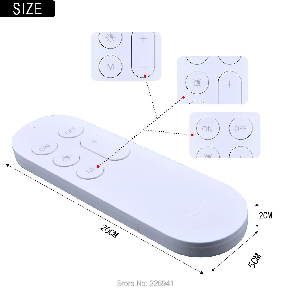 Xiaomi Yeelight Smart Led Ceiling Light Remote | Shelly Lighting