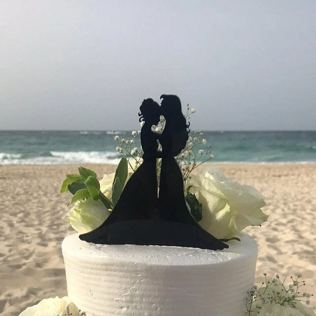 Two Brides Cake Topper