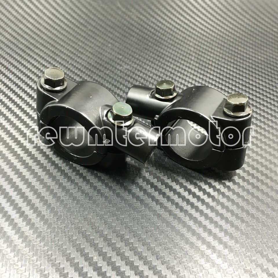 Motorcycle Mirror Bracket 10mm Handlebar Mirrors Clamp Mount Brackets ...