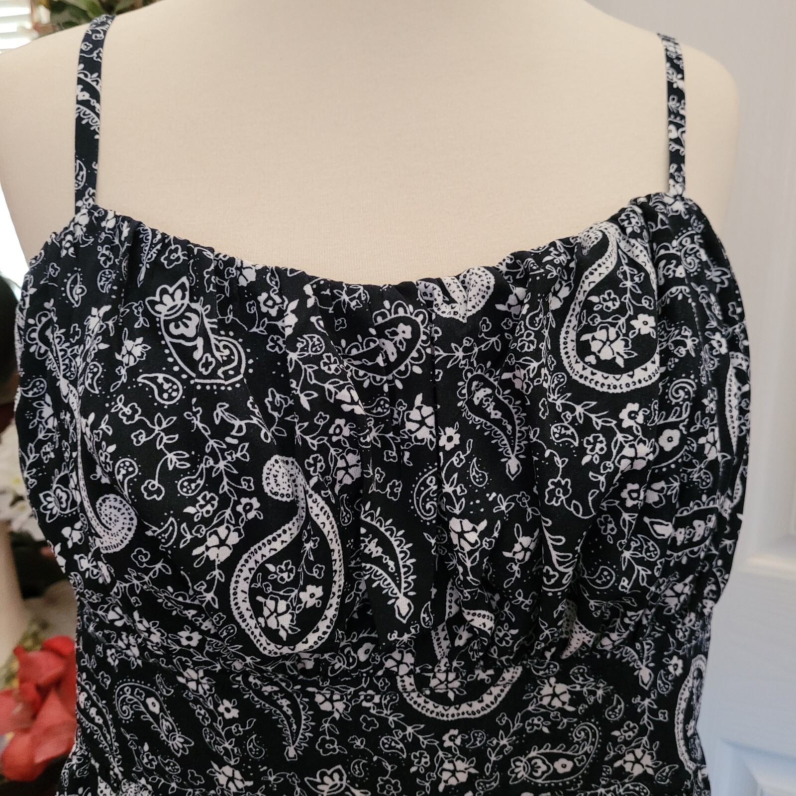 Maurice Dress Country Western Rodeo Navy Blue Paisley… - Gem