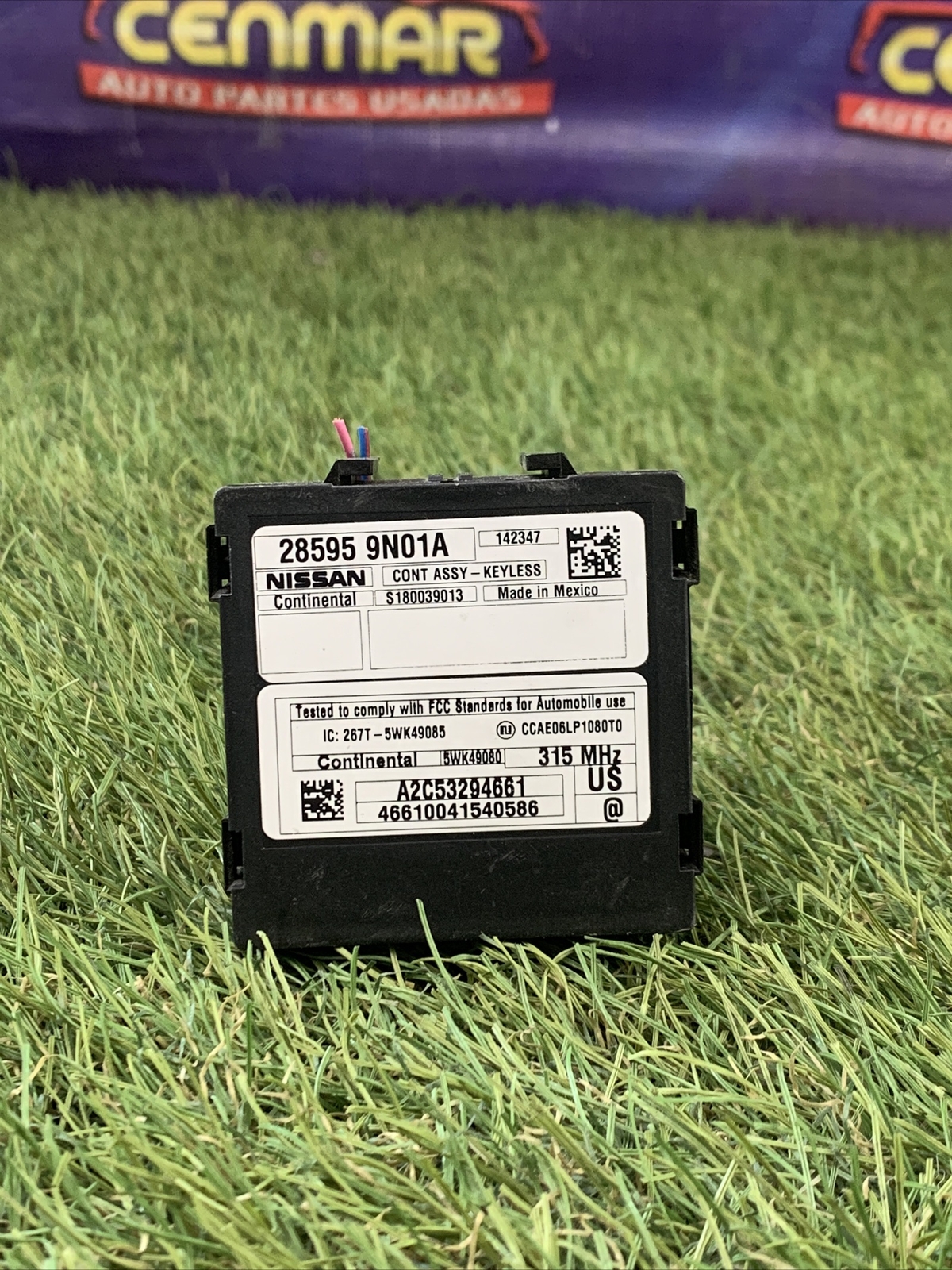 2009-14 NISSAN MAXIMA THEFT LOCKING KEYLESS ENTRY CONTROL MODULE ECM ...