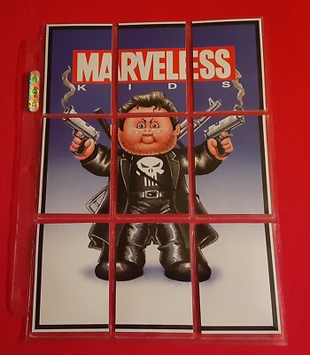 garbage pail kids bonus punisher hulk dr doom storm x men black panther ...