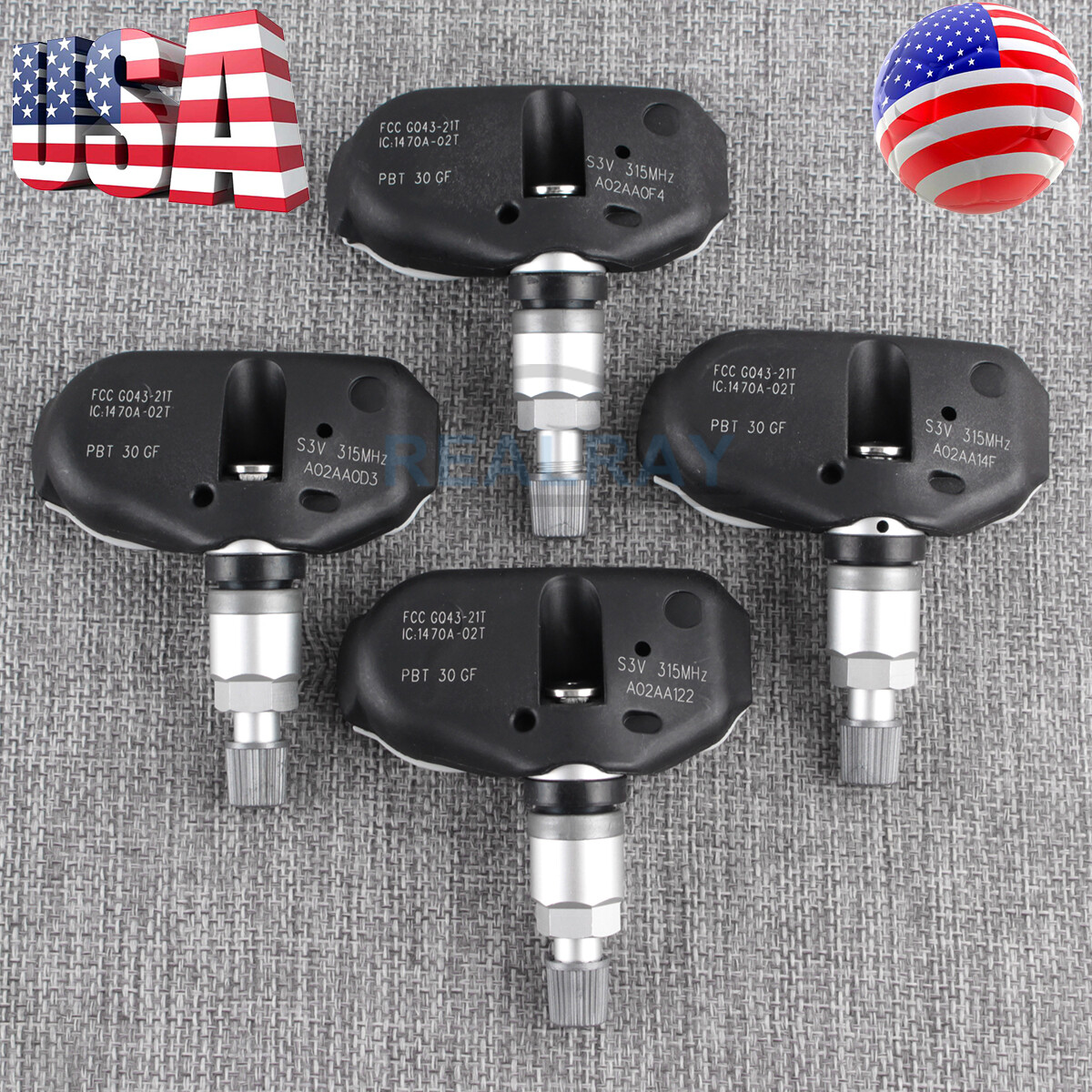 4pcs Tire Pressure Sensors TPMS for Honda Pilot Odyssey Ridgeline Acura ...