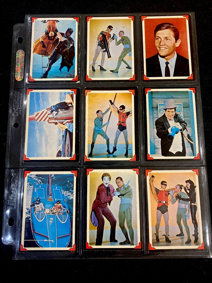 1966 O-PEE-CHEE OPC BATMAN RIDDLE COMPLETE SET 38 RARE CANADA + WRAPPER ...