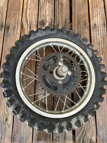 1980 Suzuki RM50 Rear Wheel Rim OEM | 12 in | 1980