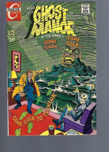 GHOST MANOR 4 - FN+ - STEVE DITKO ART - 1971 SERIES - CHARLTON HORROR ...