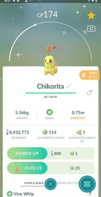 Pokemon Trade GO -- Shiny Chikoria 2018 | eBay