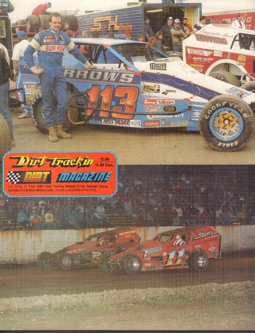 Dirt Trackin Magazine Tommy Wilson & Doug Carlyle Vol.9 No.5 050818nonr ...