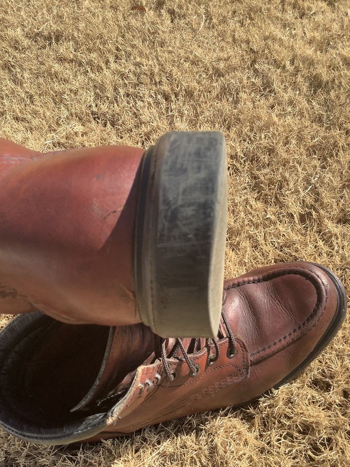 Red Wing Boots Moc Toe Supersole 202 Boot Mens 9.5D Red Work USA Made ...