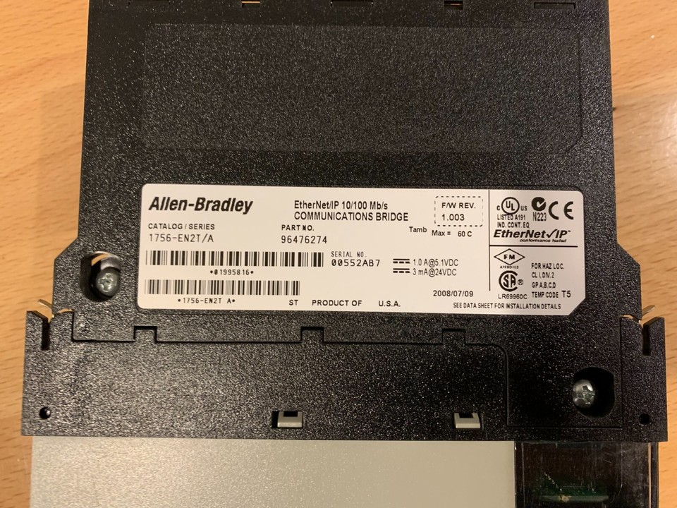 Allen Bradley 1756-EN2T /A Ethernet/IP communication module - Used ...