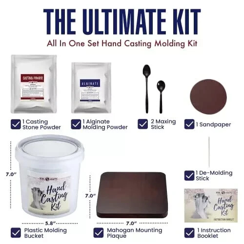 Hand Casting Kit For Couples Diy Plaster Statue Molding Kit Diy Hand ...