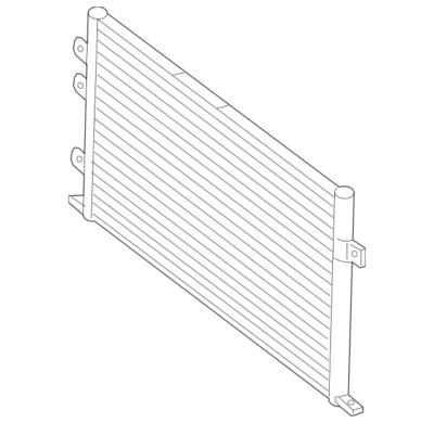 Mercedes Benz Genuine G550 G550 4X4 2016-2018 Auxiliary Radiator OE ...