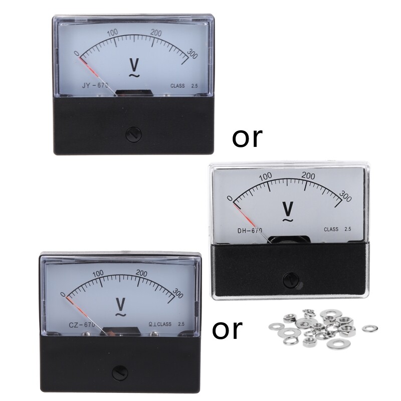 Ac Analog Voltmeter Panel AC 300V ANALOG VOLTAGE Meter AC Analog