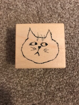 PSX 1997 Cat Face Stamp 1.75x1.5” Never Used | eBay