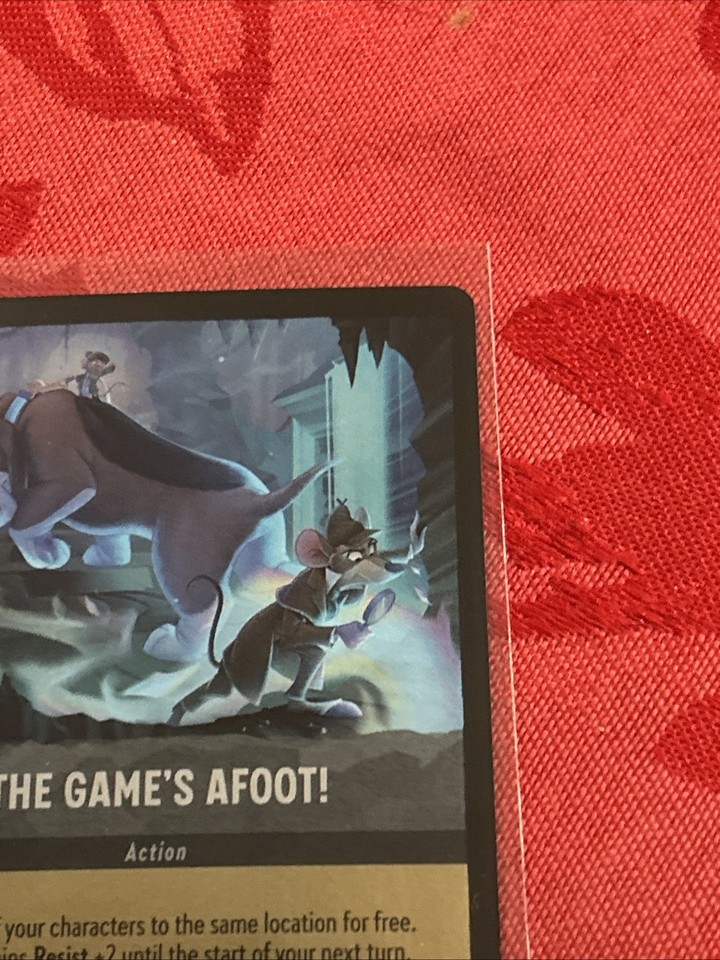 FOIL Lorcana Whispers in the Well - The Game's Afoot! - 198/204 FOIL | eBay