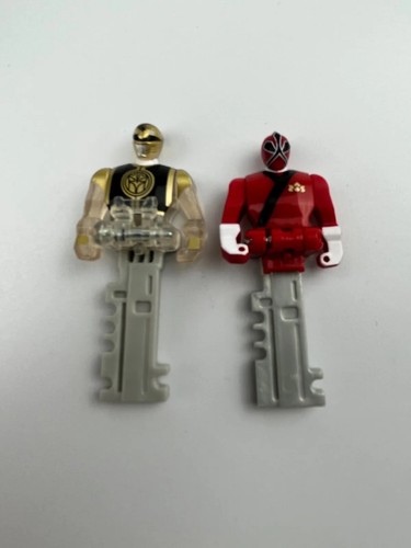 Power Rangers Keys Super Megaforce 2 Key Lot Red & Clear White Ranger ...