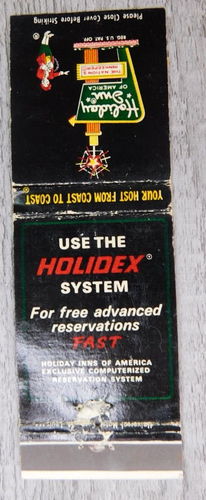 Holiday Inn Bristol Holidex Universal Match St Louis Missouri Matchbook ...