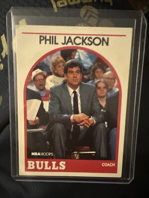 Phil Jackson Chicago Bulls NBA Hoops 1989 Card | eBay