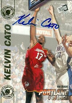 Kelvin Cato autographed Basketball Card (Iowa State) 1997 Press Pass ...