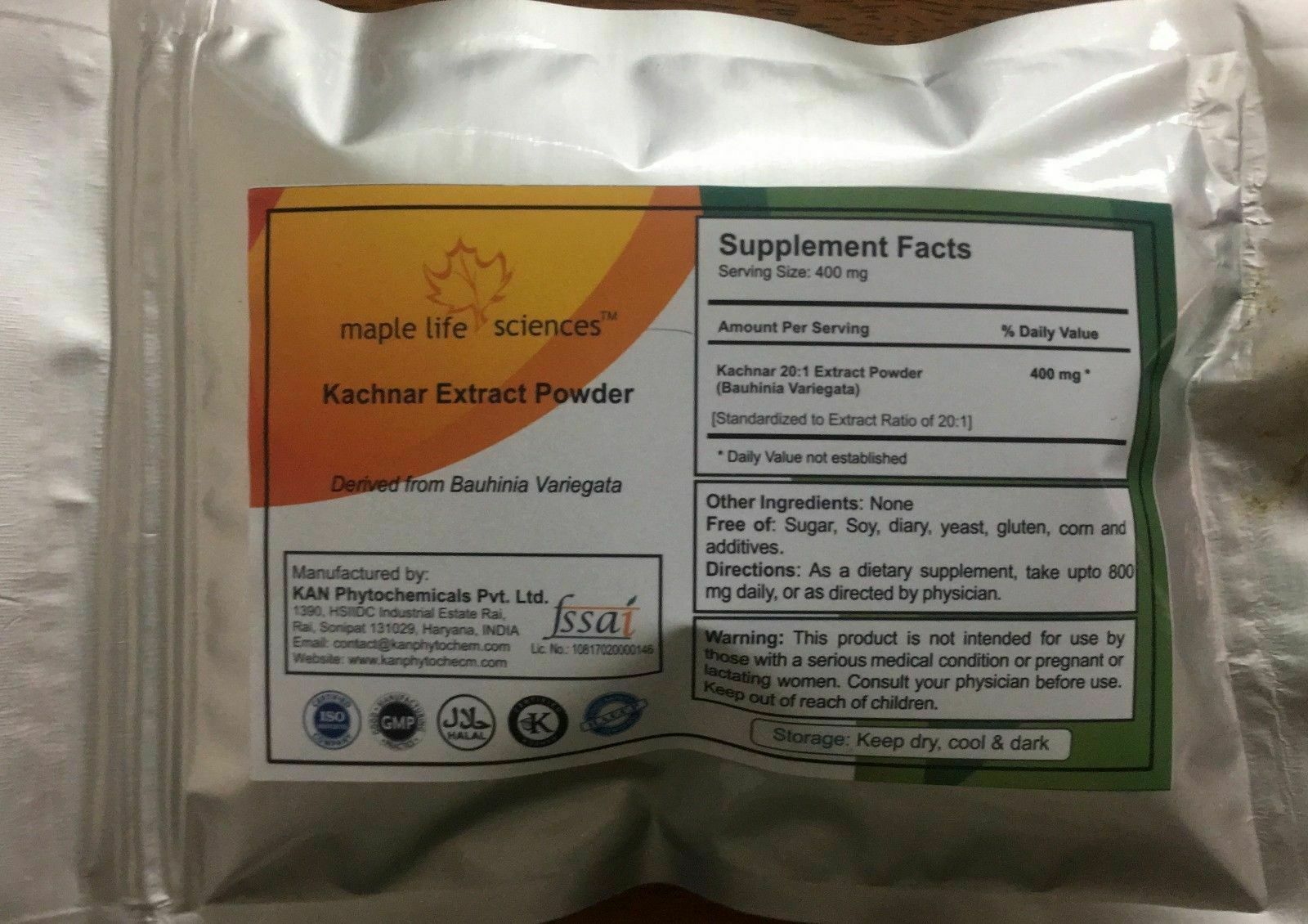 Bauhinia Variegata 20:1 Extract Powder Kachnar Pure & High Quality | eBay