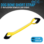 8 Pack 2" x 16" Dog Bone Short Strap for 8-Point Tie Down System ...