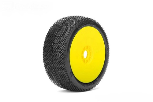 Power Hobby - Red Devil 1/8 Buggy Mounted Tires Yellow Wheels (2) Super ...