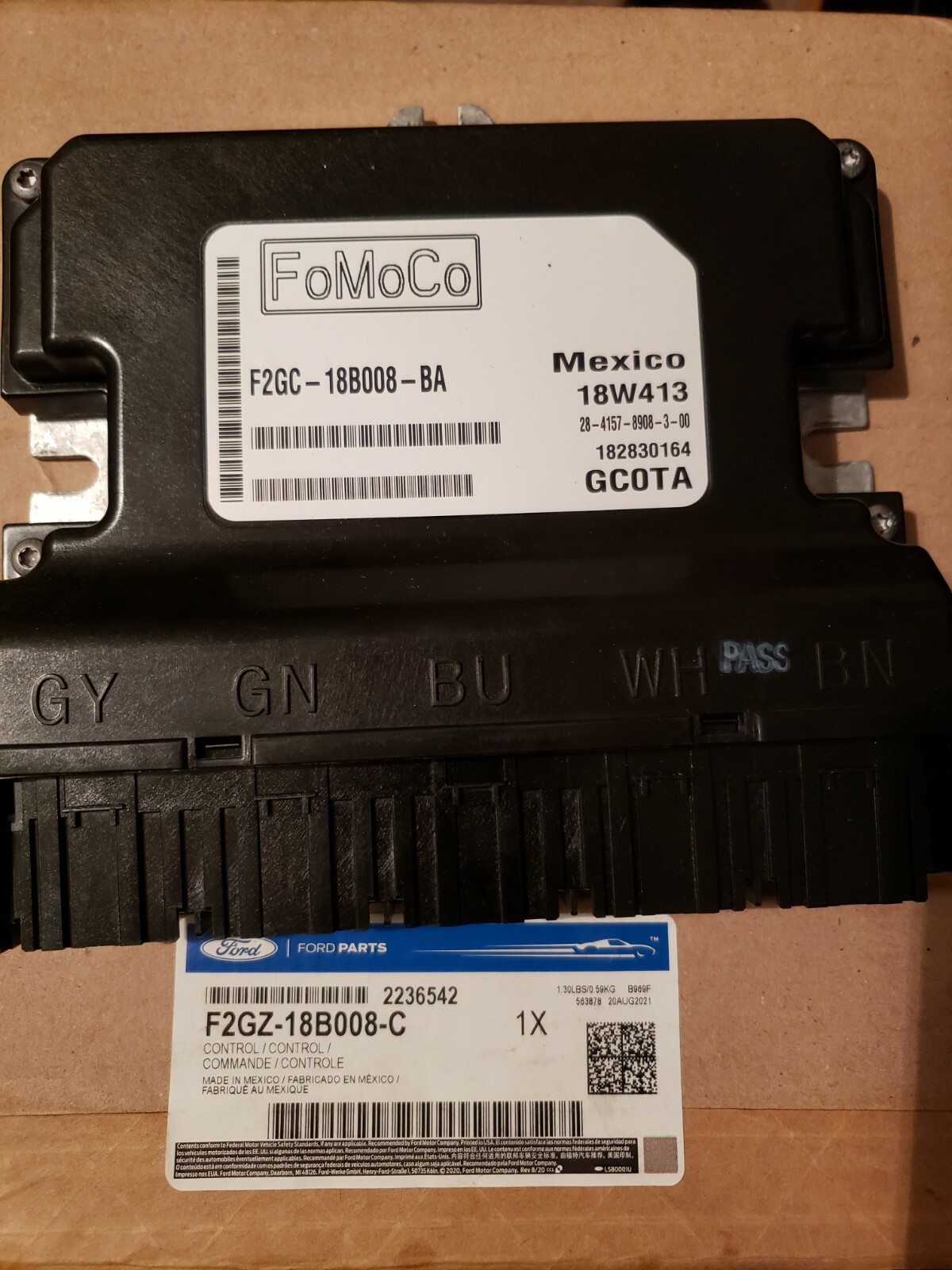 Vehicle Dynamics Module F2GZ-18B008-C Brand New MKX MKZ | eBay