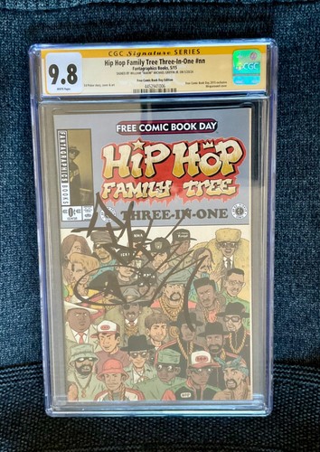 SIGNED - RAKIM - 9.8 CGC HIP HOP FAMILY TREE FCBD 1 Signature Series ...