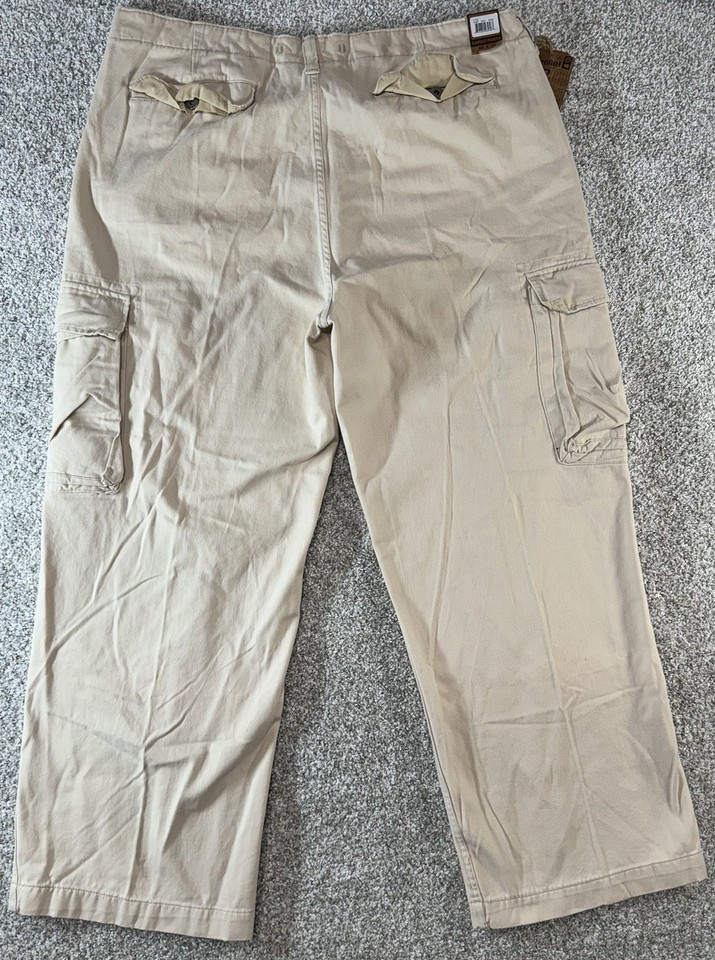 Steve & Barrys Mens Cargo Skater Pants Khaki Vintage Y2K *BRAND NEW ...