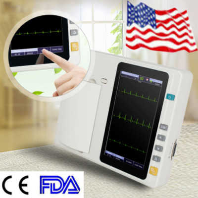 US· 12-lead 3-channel Electrocardiograph ECG/EKG Machine With ...
