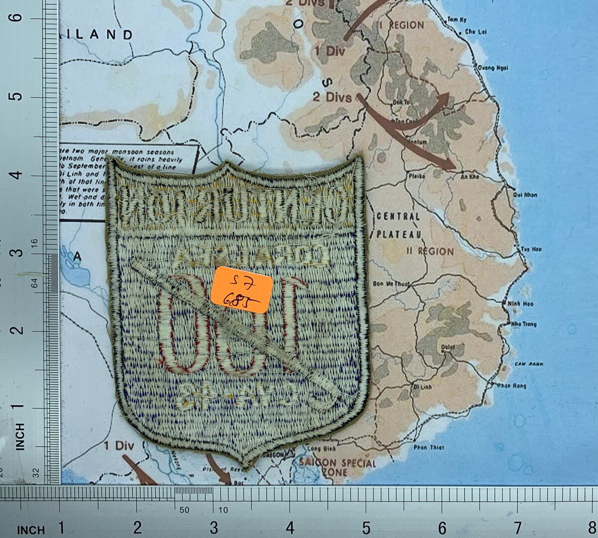 Patch , US Navy Vietnam Aircraft Carrier CVA 43 USS Coral Sea Tailhook ...