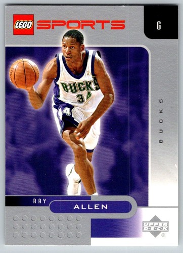 2003-04 UPPER DECK LEGO RAY ALLEN MILWAUKEE BUCKS #2 | eBay