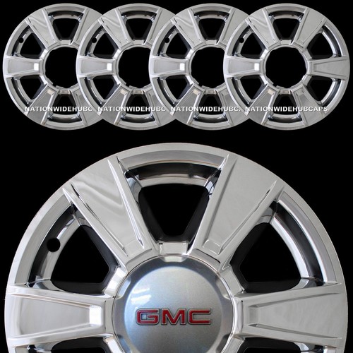 Set of 4 fits 2010-2013 GMC Terrain 17" Chrome Wheel Skins Hub Caps Rim ...