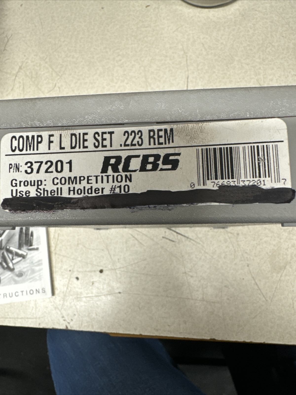 RCBS Competition FL 2 Die Set .223 REM Micrometer Reloading Hunting ...